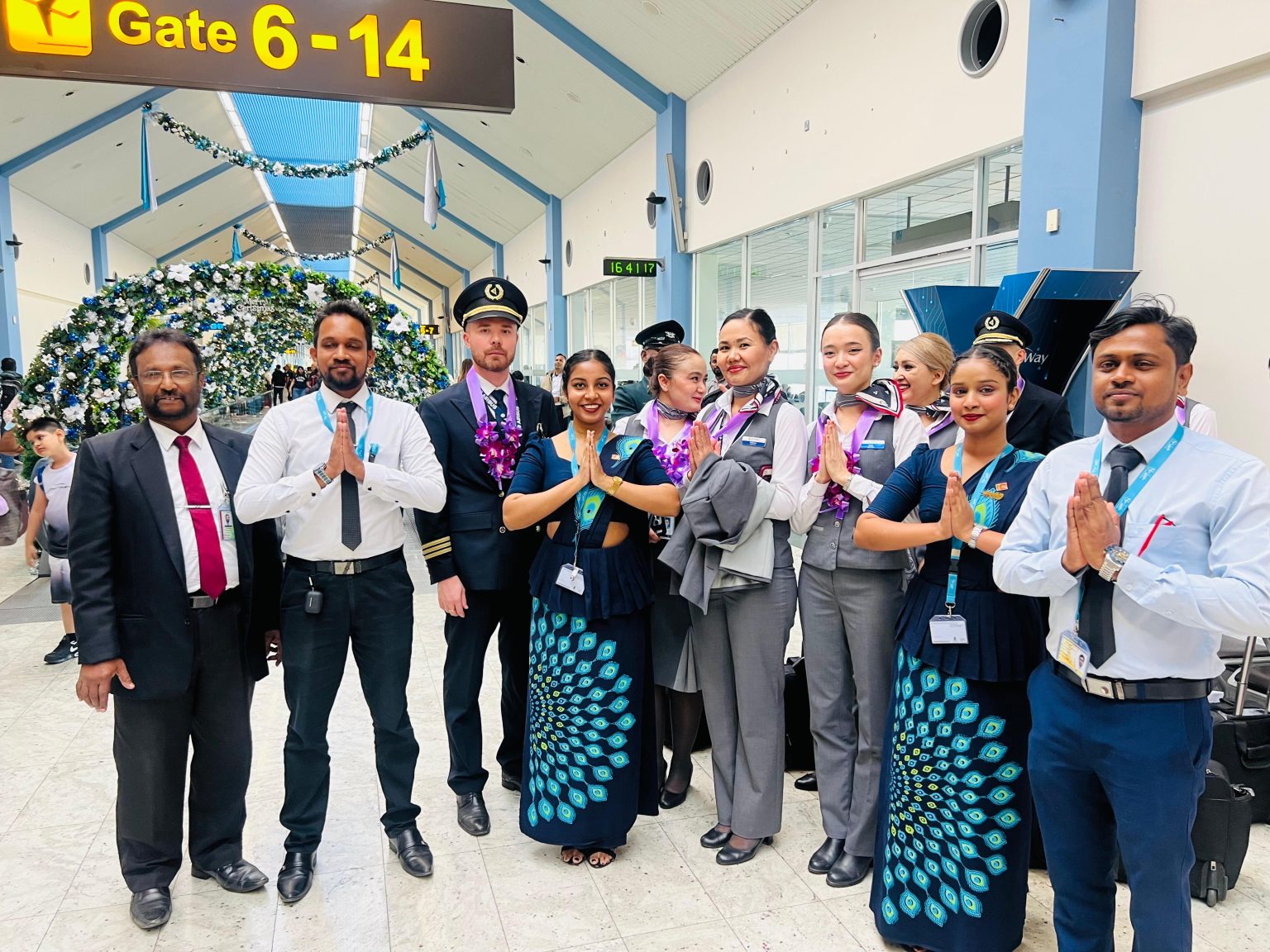 Air Astana’s Inaugural Christmas Day Flight Welcomed by Sri Lanka ...